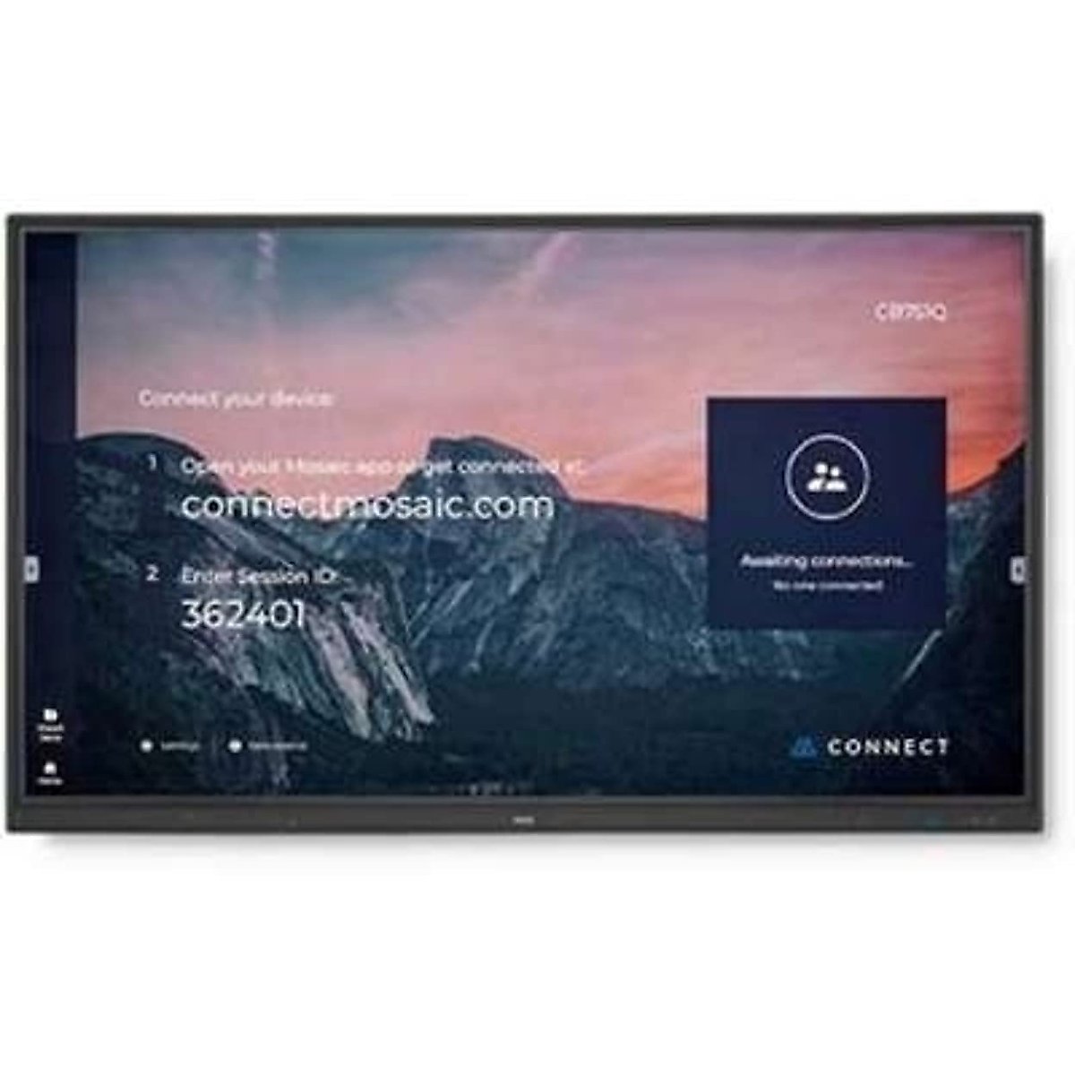 Nec Display Solution -Large Format CB651Q-2 Uhd CollaborativeDisplay with Integrated 10 Point Touch Monitors