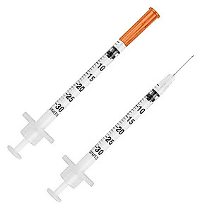 UltiCare VetRx U-100 Pet Insulin Syringes, Comfortable and Accurate Dosing of Insulin for Pets, Compatible with Any U-100 Strength Insulin, Size: 3/10cc, 29G x 1/2’’, 100 ct Box
