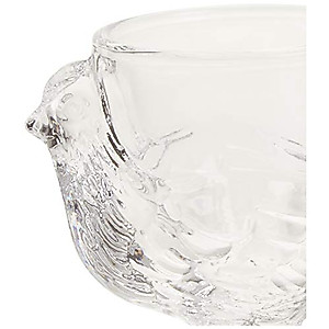 Abbott Collection Glass Chicken Egg Cup