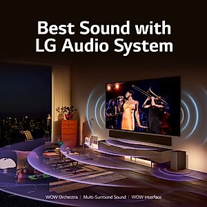 LG G3 Series 83-Inch Class OLED evo 4K Processor Smart Flat Screen TV for Gaming with Magic Remote AI-Powered Gallery Edition OLED83G3PUA, 2023 with Alexa Built-in (Renewed)