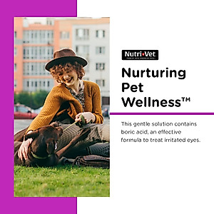 Nutri-Vet Wellness Eye Rinse Liquid for Dogs [Set of 2]