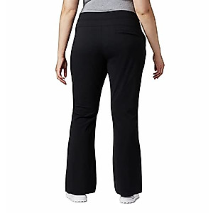 Columbia Women's Anytime Outdoor Boot Cut Pant, Black, 8