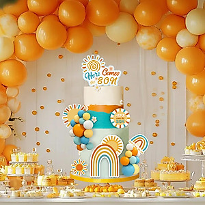 32 PCS Ball Cake Picks Colorful Ball Shaped Cake Topper Pearl Balls Cupcake Cake Insert Topper for Birthday Party Wedding Decoration Supplies