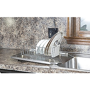 Stainless Steel Dish Drain Board (End Opening)