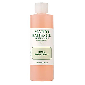 Mario Badescu Rose Body Soap | For a Pampered, Refreshed, and Hydrated Skin | Scented with the Sweetest Hint of Floral | Shower Gel for Daily Use | 8 fl. oz.