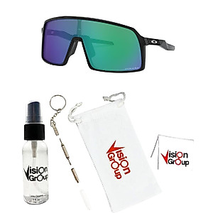 Oakley OO9406 Sutro Sunglasses+ Vision Group Accessories Bundle for mens (Black Ink/Prizm Jade (940603)