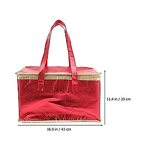 Cake Decorations Insulated Food Delivery Bag Cooler Bags Keep Food Warm Catering Therma for Beverages Grocery Pizza Cold and Hot Food Transport Insulated Bag