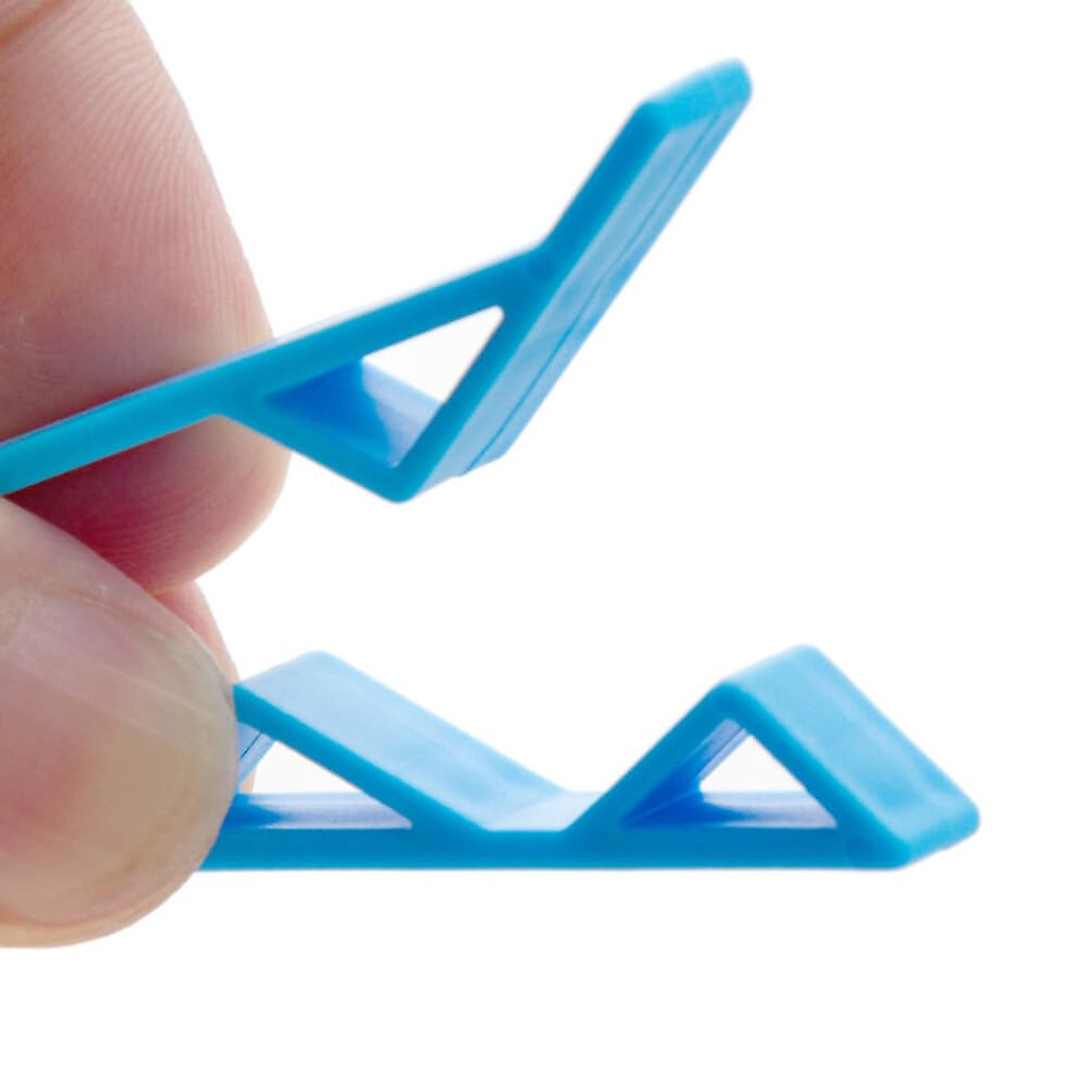 50pcs Plastic Garbage Bin Clip, Washroom Garbage Bag Clips, Plastic Trash Can Clips Waste Basket Bin Clamps Anti-Slip Fixation Clip for Home Office Kitchen,Sturdy Anti-Slip Fixation Clip Holder