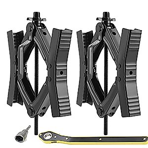 Liphontcta RER Wheel tire Chock, 2 Sets, for RV Safety, levering System, Heavy Duty Garden Sculpture Outdoor Decoration