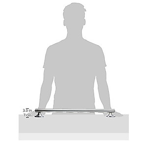 Moen LR8724D1GBN Home Care 24-Inch Designer Bath Safety Bathroom Grab Bar with Curled Grip, Brushed Nickel