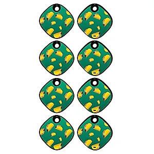 MightySkins Skin Compatible with Samsung Galaxy SmartTag (4 Pack) - Tacos | Protective, Durable, and Unique Vinyl Decal wrap Cover | Easy to Apply, Remove, and Change Styles | Made in The USA