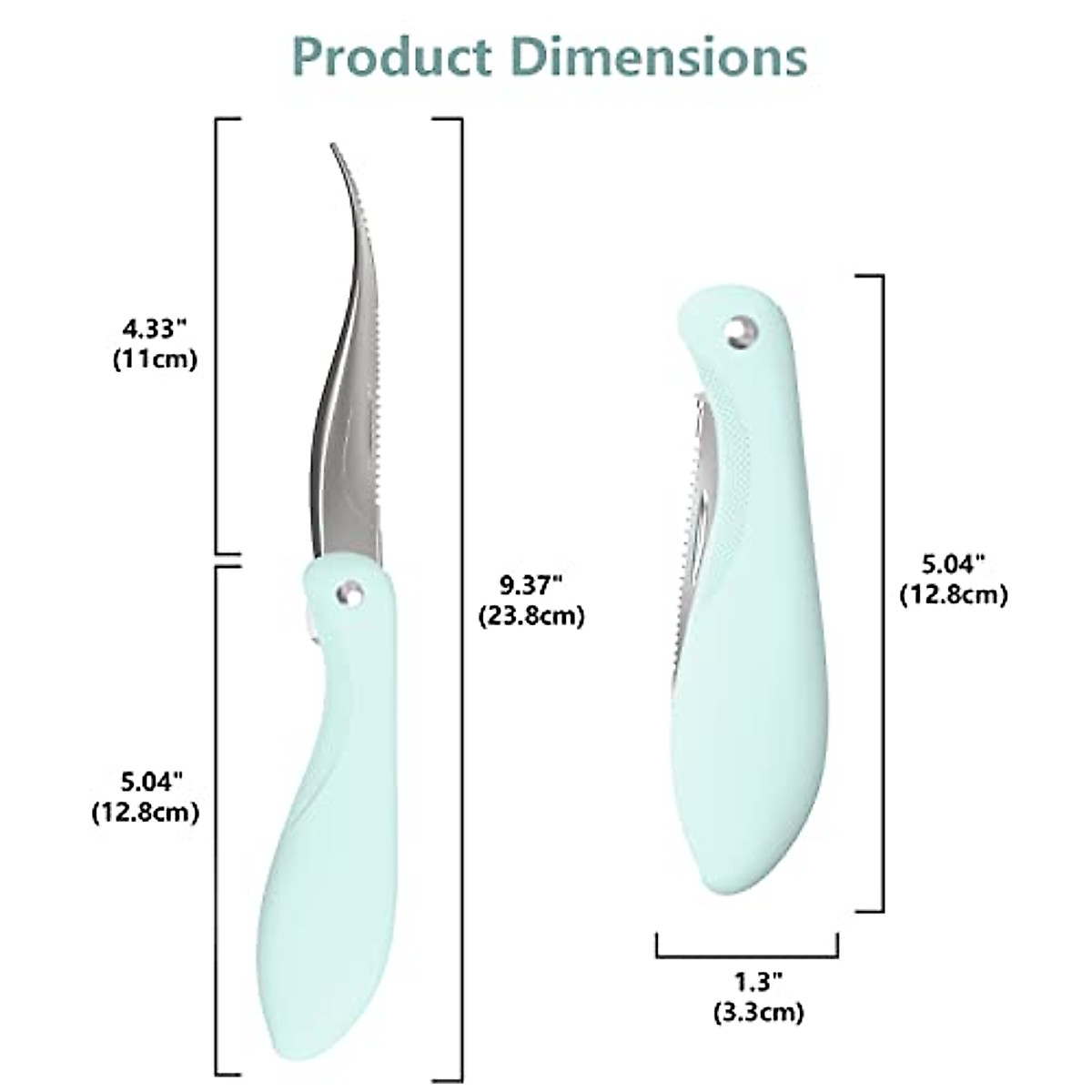 Luvan Shrimp Deveining Tool,Shrimp Deveiner with Sharp Stainless Steel Blade and Non-slip Handle,Shrimp Peeling Tool,Essential Tool for Home Kitchen (1 piece)