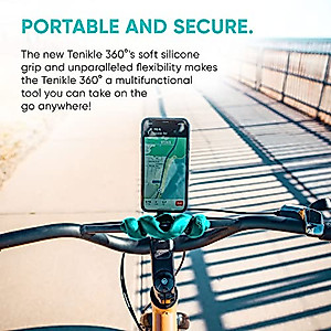 Tenikle® 360° - Flexible Tripod for Phone Camera GoPro, As Seen on Shark Tank, Bendable Suction Cup Camera & Phone Mount, Phone Holder for Car, Compatible w/iPhone & Android (Tenikle® 360° Teal)