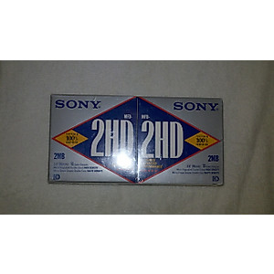 2 PACK Sony MFD 2HD xt series 2MB 3.5" (90mm) 10 Micro Floppydisk pre pack