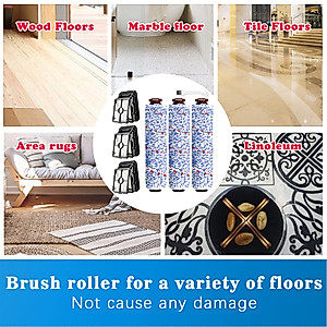 Replacement Brush Roller and Filters for Bissell CrossWave Vacuum, CrossWave Pet Pro Brush Roll Parts Fit 1785,1785A 17852, 17858, 17859, 1785P, 1785R, 1785T, 1785V, 1785W, 2210V, 2211W, 1785N, 2306