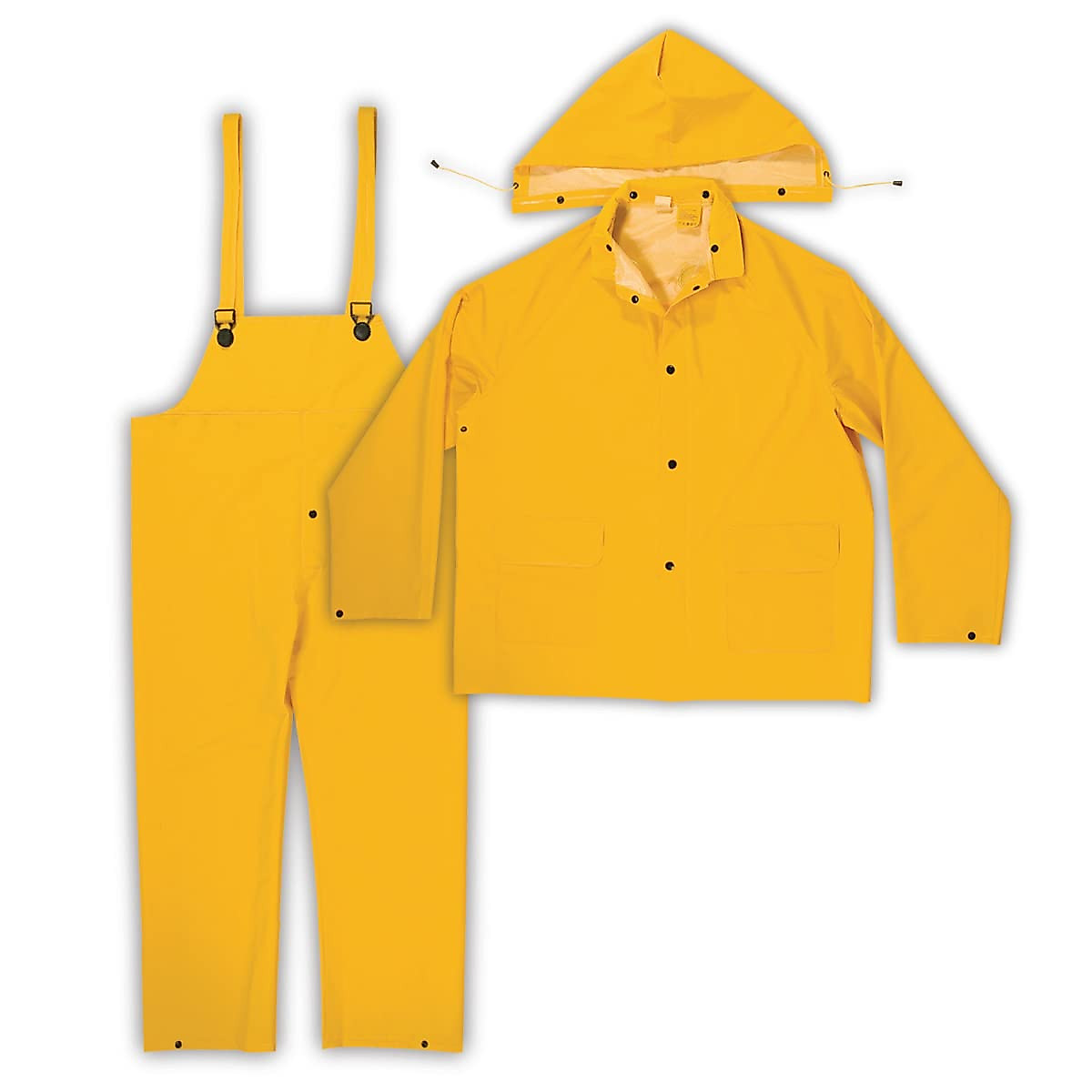 Custom Leathercraft mens Bib painting coveralls, Yellow, 3XLarge US