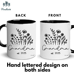 Christmas Gifts For Grandma - Promoted To Grandma 2025 Mug, New Grandma Gifts First Time, Youre Going To Be A Grandma, Future Grandma Mug, Grandma Est 2025 Coffee Mug, Gifts For Grandmother To Be