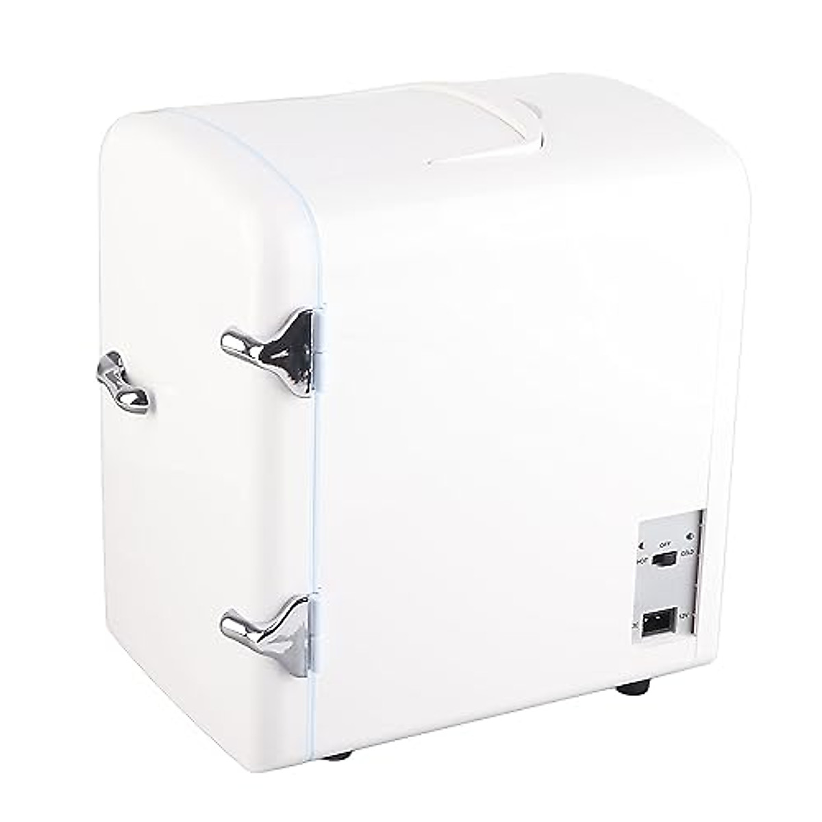 Mini Beauty Fridge, Portable Cooler Warmer Refrigerator ABS Plastic 36W AC100-240V DC12V Noiseless for Office (US Plug)