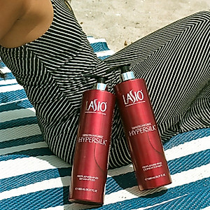 Lasio - Keratin-Infused HYPERSILK Replenishing Shampoo & Conditioner Combo Pack - 35.27 Fl. Oz - Repair, Restore & Redefine Hair Care Products