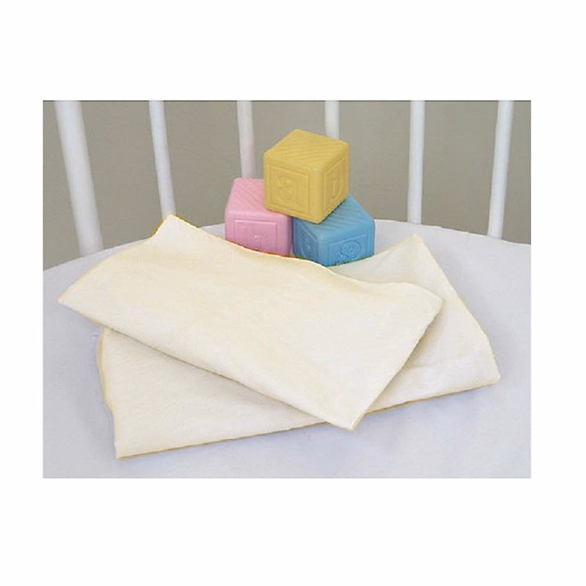 Badger Basket Bassinet Sheets (Set of 2) Collection: Elegance (Round), Color: Ecru