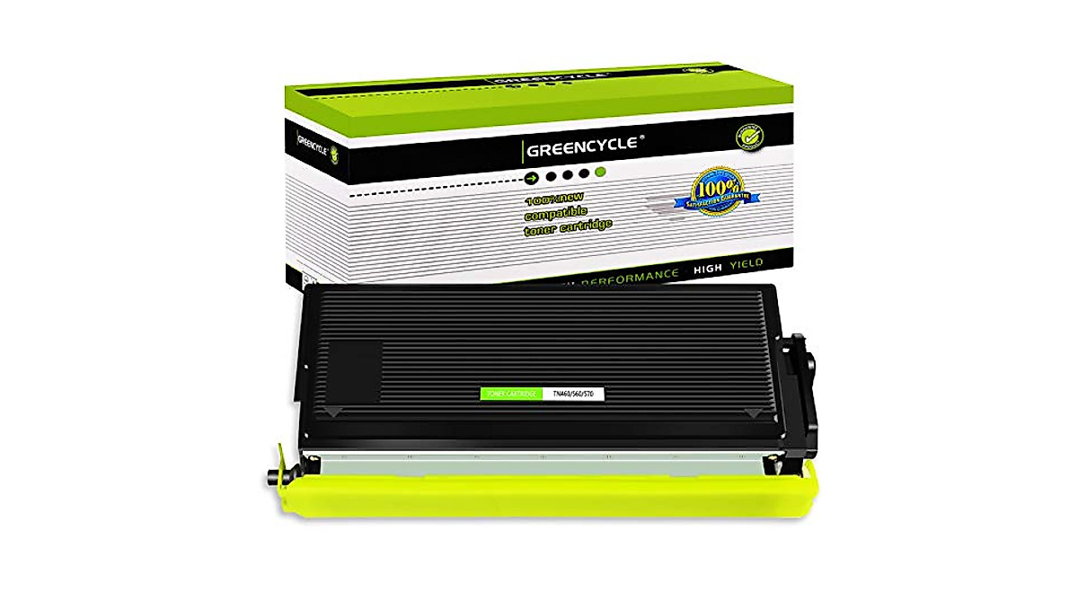 High Yield greencycle TN570 Black Toner for Brother Printers