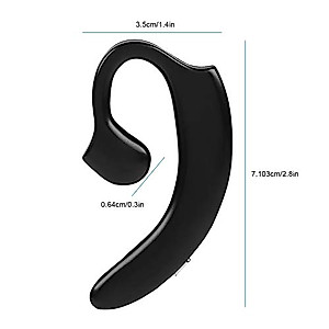 Zerone Bone Conduction Headphones, IPX6 Waterproof Bluetooth Wireless Headphones Over Ear Hang with Mic Sports Earphones Noise Canceling for Running Cycling Gym