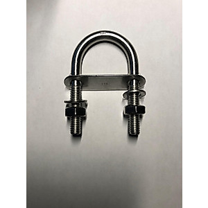 US Stainless Stainless Steel 316 UBolt M10 (3/8") by 90mm Marine Grade