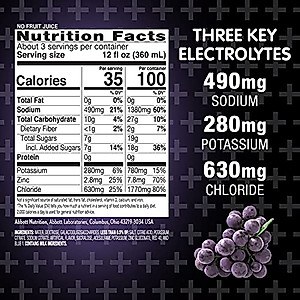 Pedialyte Advancedcare Plus Iced Grape Electrolyte Solution, 33.8 Fl Oz Bottle