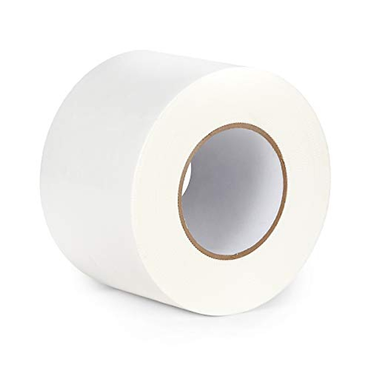 Blue Summit Supplies Vapor Barrier Tape, PE 9mm Polyethylene Tape Sealing Moisture Barrier Seam and Seal Tape for Crawl Space or Marine Use, Waterproof White 9 Mil Poly Tape, 3.78 Inch, 180 Foot Roll