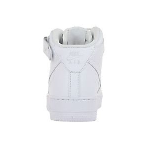 Nike Mens Air Force 1 Mid 07 Basketball Shoes White/White 315123-111 Size 13
