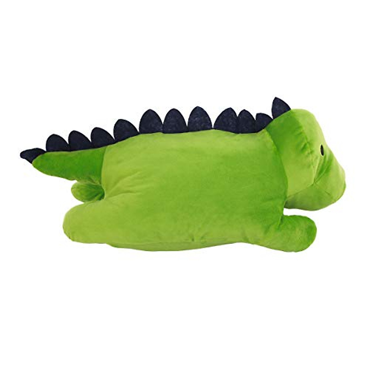 Everything Kids Dinosaur Shaped Super Soft Green and Navy Tablet Holder Pillow