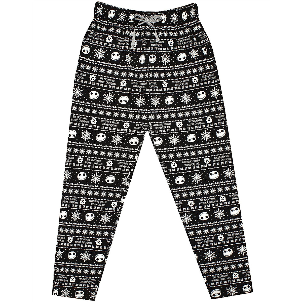 Disney Nightmare Before Christmas Lounge pants Jack Skellington Mens Pyjama Bottoms X-Large Black