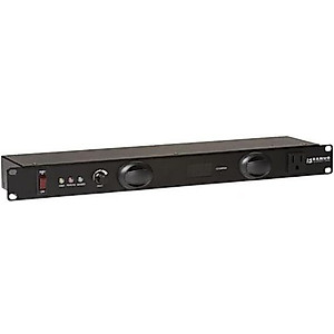 Sanus CAPC01-B1 Rack Mounted Power Conditioner with Lights Black