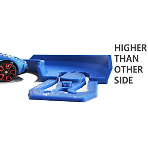 ARSUNOVO Racetrack Connectors Compatible with Hot Wheels,90 Degree Banked Turn,4 Packs