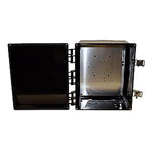 Ventev / TerraWave 12X10X6 Black Polycarbonate Enclosure.