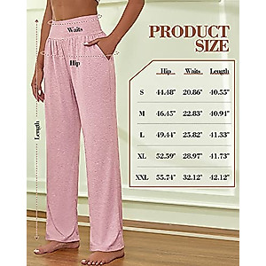 Neer 3 Pcs Women's Wide Leg Yoga Pant Comfy Loose Sweatpants High Waist Lounge Casual Athletic Pant Workout Joggers Pant (as1, Alpha, s, Regular, Regular, Black, Dark Gray, Pink)