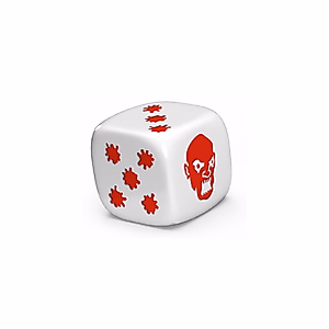 CMON Zombicide 2nd Edition Special Black and White Dice | Strategy Board Game | Cooperative Game for Teens and Adults | Zombie Board Game | Ages 14+ | 1-6 Players | Avg. Playtime 1 Hour | Made by CMON