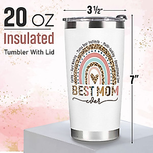 Christmas Gifts for Mom from Daughter, Son - Mom Christmas Gifts - Mom Gifts from Daughters, Sons - Mom Birthday Gifts, Birthday Gifts for Mom - Great Mother Gifts, Presents for Mom, Mom Tumbler 20Oz