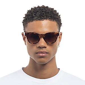 AIRE Women's Dorado Sunglasses, Dark Tort, Brown, Tan, One Size