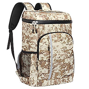 SEEHONOR Insulated Cooler Backpack Leakproof Soft Cooler Bag Lightweight Backpack with Cooler for Lunch Picnic Hiking Camping Beach Park Day Trips