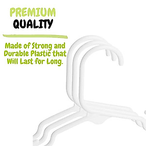 Mr. Pen- Plastic Kids Hangers, 10 Pack, Baby Hangers, Baby Hangers for Nursery, Baby Clothes Hangers, Baby Hangers for Closet, Kid Hangers, Kids Hangers Plastic, Childrens Hangers, Small Hangers.