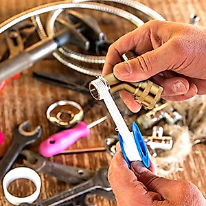 Jeeker 45 Degree Garden Hose Elbow, Eliminates Stress and Strain On RV Water Intake Hose Fittings, 3/4" GHT and Solid Brass, 2 Pack