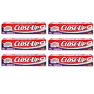 Close-Up Anticavity Fluoride Toothpaste Gel Cinnamon - 6 oz, Pack of 6