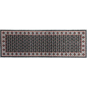 Gloria Kitchen Mat Low Profile Non Slip Skid Resistant Thin Kitchen Runner Rugs (2x7, 1992-Gray)