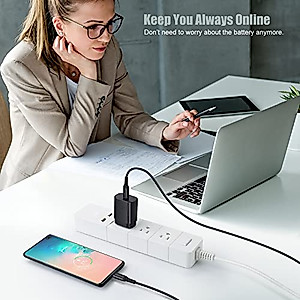 USB C Wall Charger, Excgood 25W Super Fast Charging Wall Charger Compatible for Galaxy S23 Ultra S22 S21 FE S20 A53 A23 A14 Z Flip4 Fold4 3, Note, Pixel 6 Pro 7 and More Type C Devices (2Pack)