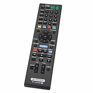 ZdalaMit RM-ADP069 Replace Remote Control Applicable for Sony Audio Video AV System HBD-E580 BDV-N790W HB-DE3100 RM-ADP072 BDV-T58 BDV-T57 HBD-T79 HBD-E280