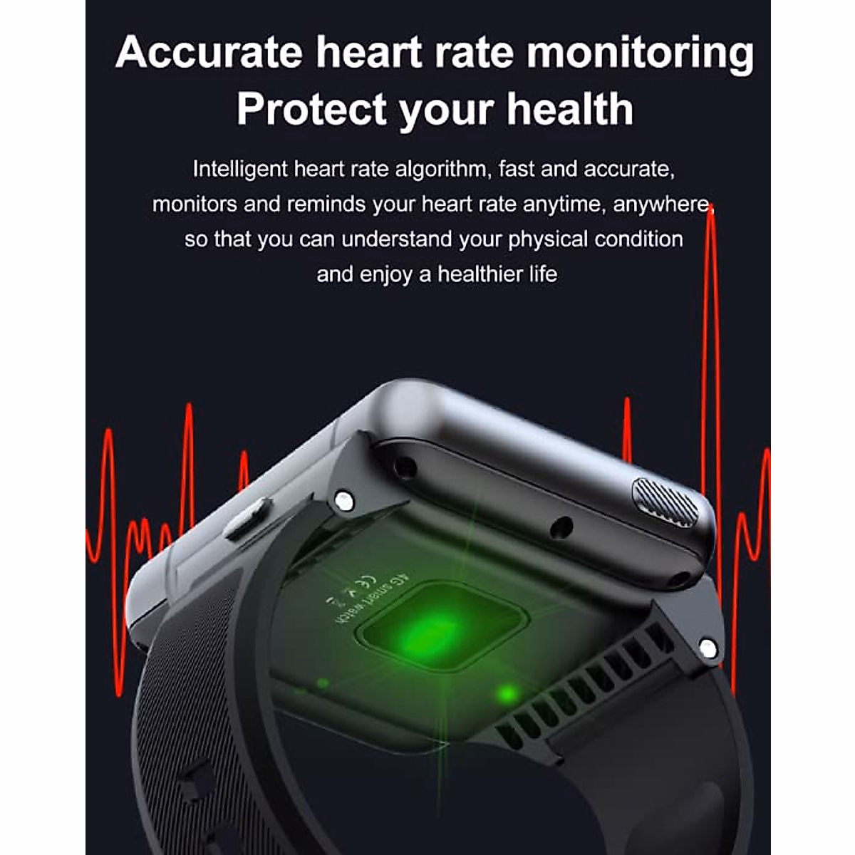 JinKeHong Smart Watch Phone, GPS Android Smartwatch with Detachable Dial and Independent Sim Card, Video Chat Available, Dual Camera Bluetooth, for Boy Girl Student(4gb+64gb)