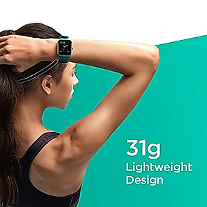 Amazfit Bip U Pro Smart Watch with Alexa Built-In for Men Women, GPS Fitness Tracker with 60+ Sport Modes, Blood Oxygen Heart Rate Sleep Monitor, 5 ATM Water Resistant, for iPhone Android(Green)