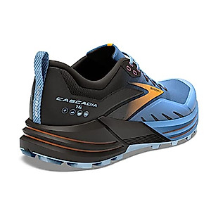 Brooks Women's Cascadia 16 Trail Running Shoe - Blue/Black/Yellow - 8.5 Medium