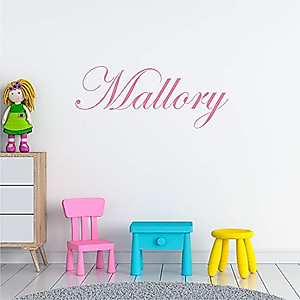 Custom Name Or Phrase Vinyl Wall Decal in Multiple Fonts and Sizes, Girl's Nursery Room, Girl's Name, Vinyl Wall Stickers for Kids, Boy's Name Wall Decal, Boy's Nursery Room, Wall Decal KUD177